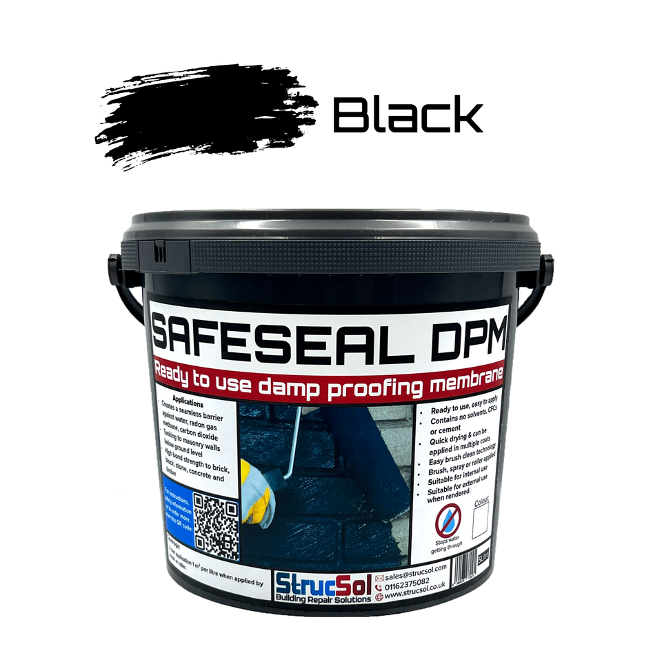 Strucsol Liquid Damp Proof Membrane | DPM Paint for Walls & Floor 5L ...