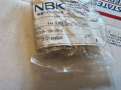 FCCA-15-15-C RoHS Compliant NBK Clamp bag of 2 nos surplus | eBay