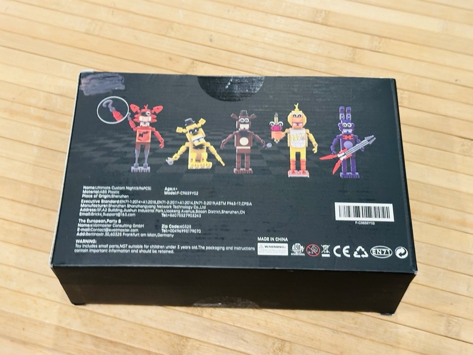 Ultimate Custom FNAF Five Nights at Freddy's Building Brick Figures F ...