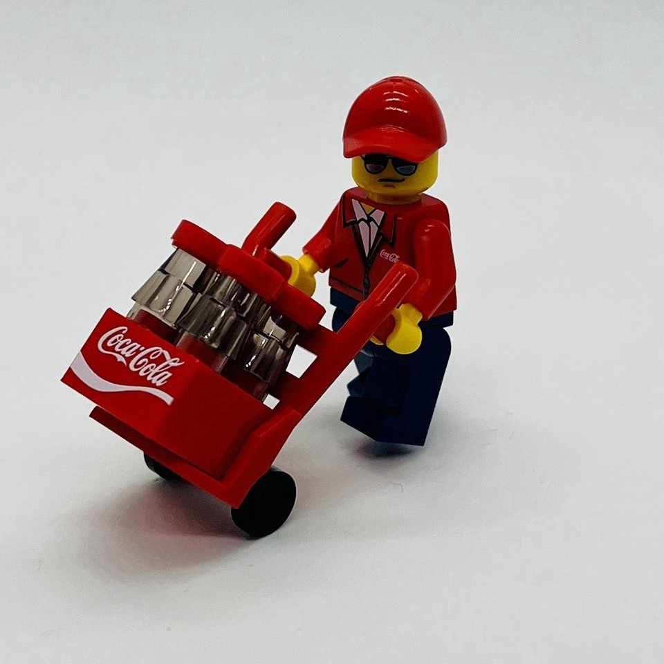 Lego Custom Coca-Cola Delivery Mail Truck City Modular Made From Lego ...