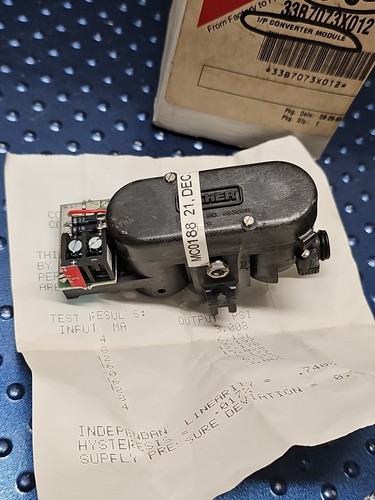 Fisher Controls 33B7073X012 I/p Converter for sale online | eBay