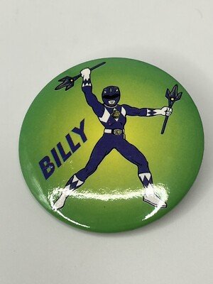 Vintage Mighty Morphin Power Rangers Blue Ranger Billy Saban 90s ...