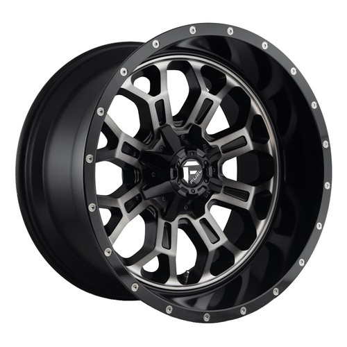 4 New Fuel Wheels Crush D561 20x10 8-170 Gloss Silver Wheels ...