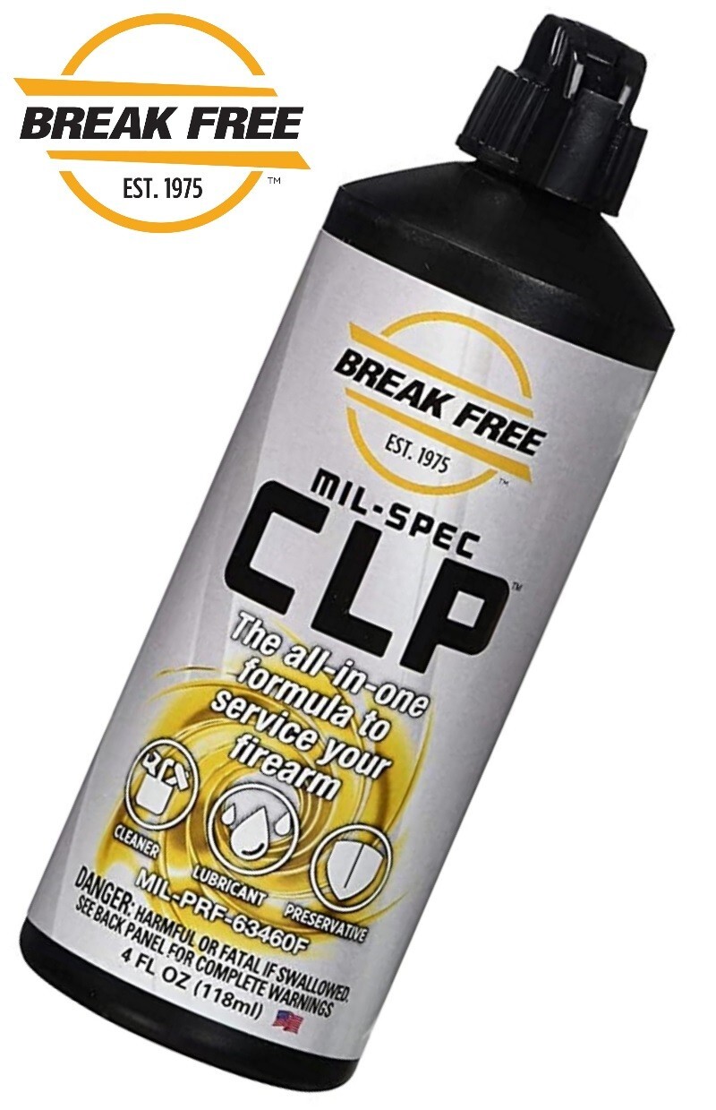 Break-Free CLP Cleaning Lubricant Preservative 4oz Squeeze Bottle CLP-4 ...