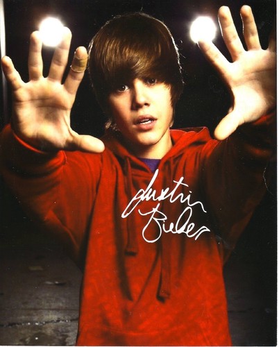 JUSTIN BIEBER AUTOGRAPH SIGNED PP PHOTO POSTER | eBay