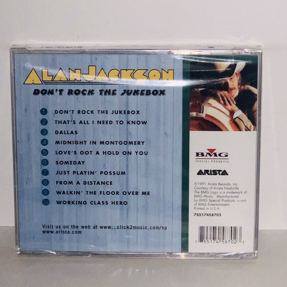 Factory Sealed shrink Wrapped Don t Rock The Jukebox By Alan Jackson factory-sealed-shrink-wrapped-don-t-rock-the-jukebox-by-alan-jackson