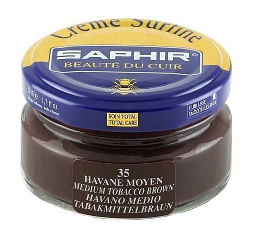 SAPHIR Cream Polish Shoe Boot Leather nourishing Beaute du Cuir Surfine ...