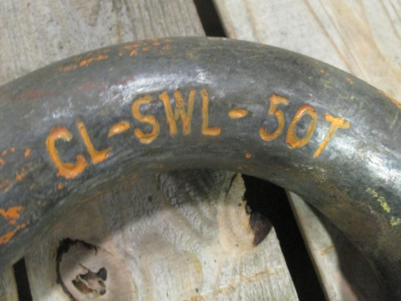 USED 50-Ton CL-SWL-50T Anchor Shackle Clevis Pin with 2-3/4"-4 TPI Pin ...