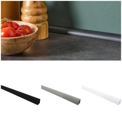 PVC Quadrant Trim 1m 9mm Black White Silver Grey – Edge Moulding Floor ...