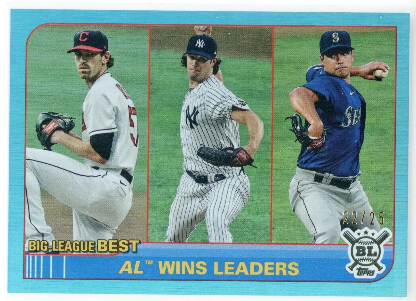 2021 Topps Big League - Big League Best Gerrit Cole, Shane Bieber ...