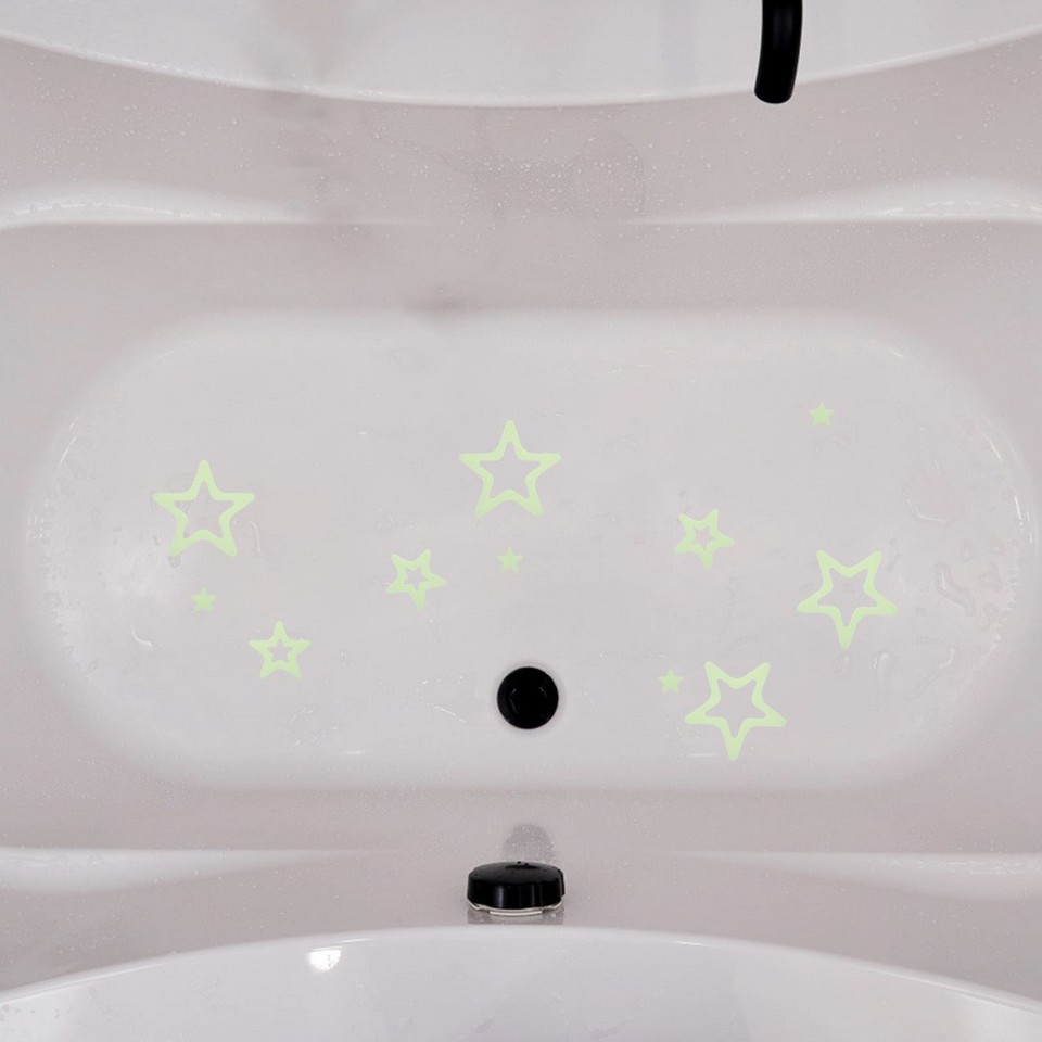 12 Pcs Bathroom Decor Shower Floor Non Slip Stickers Anti Skid for ...