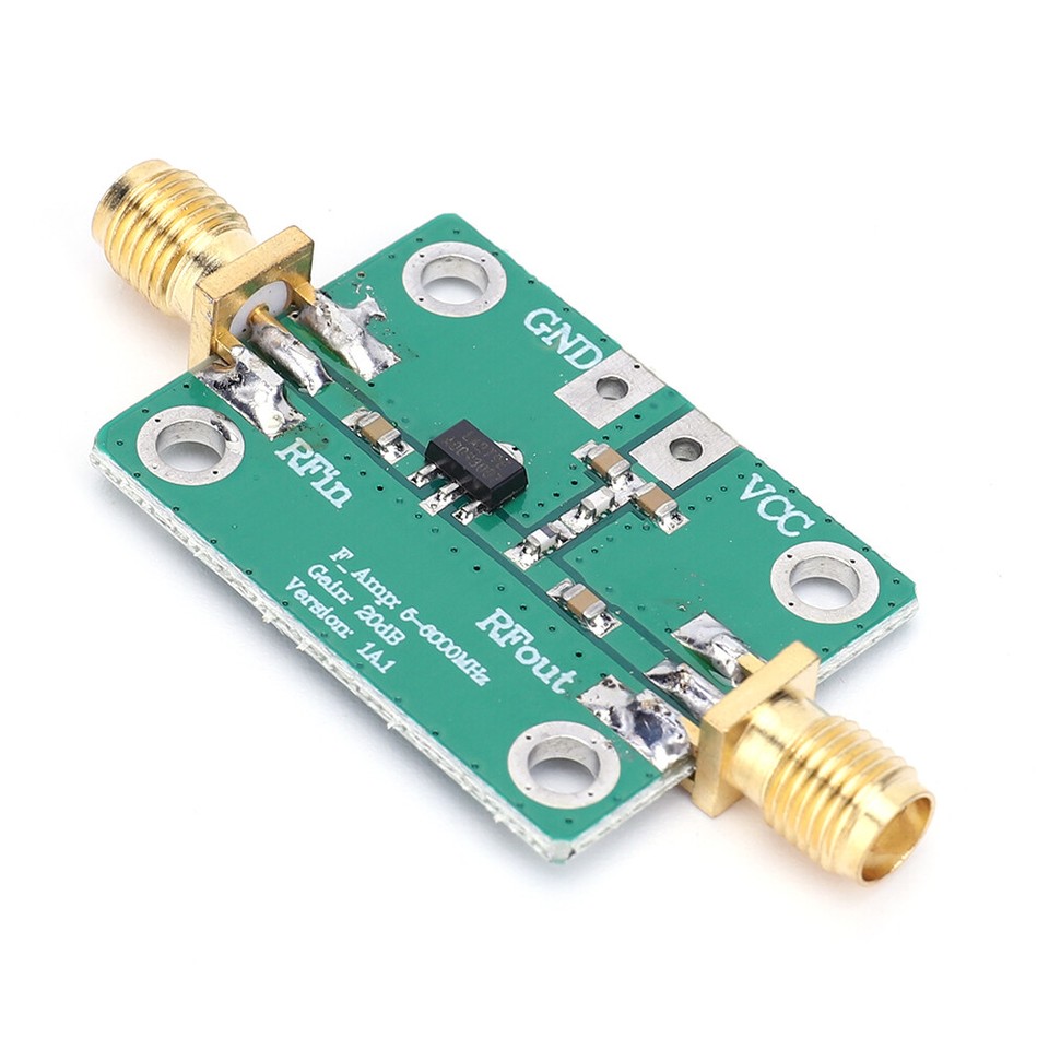 5-6000MHz RF Amplifier Module 85mA Ultra-wideband Amplifier LNA Board ...