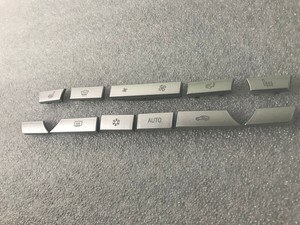 New Bmw F07 F10 F11 Repair kit for button caps crome/ silver ...