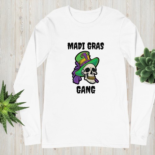 Madi Gras Gang Unisex Long Sleeve Tee | eBay