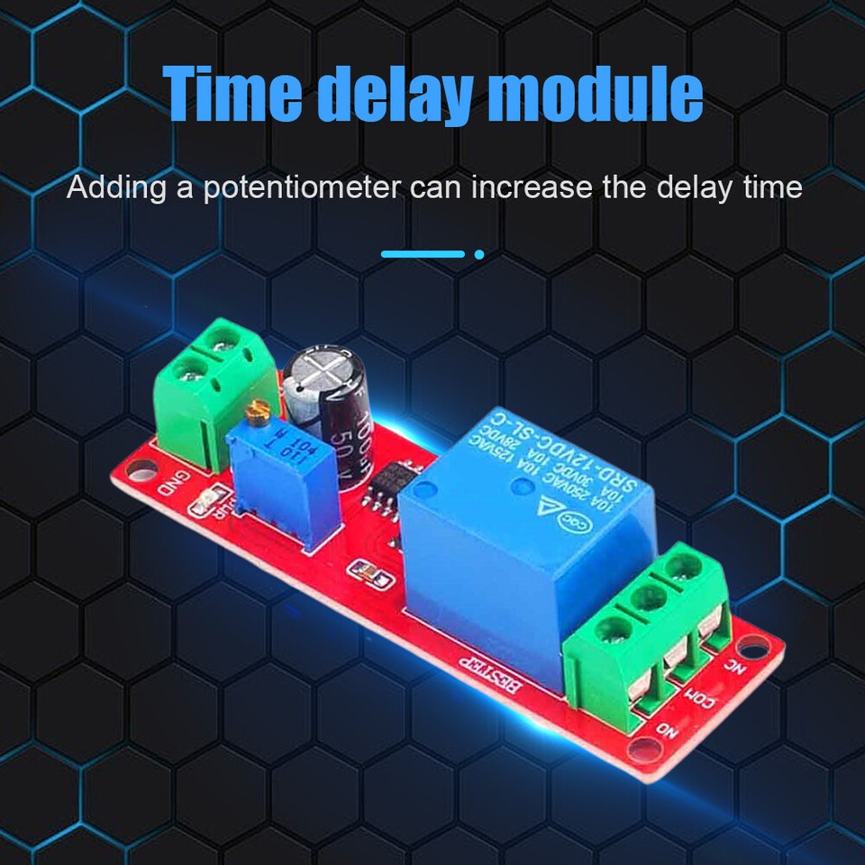 BESTEP NE555 Timer Delay Relay Shield Module Monostable Switch Onboard ...