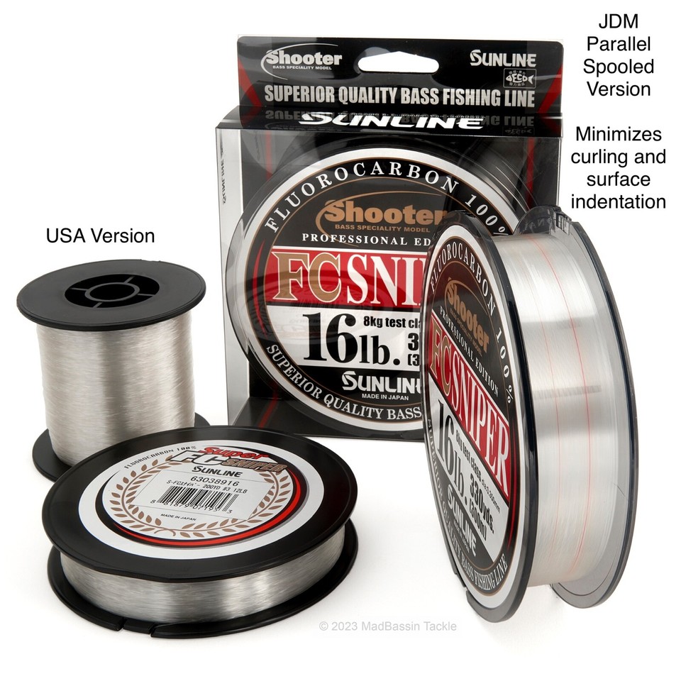 Sunline FC Sniper Fluorocarbon Fishing Line (JDM-Far Superior to US ...