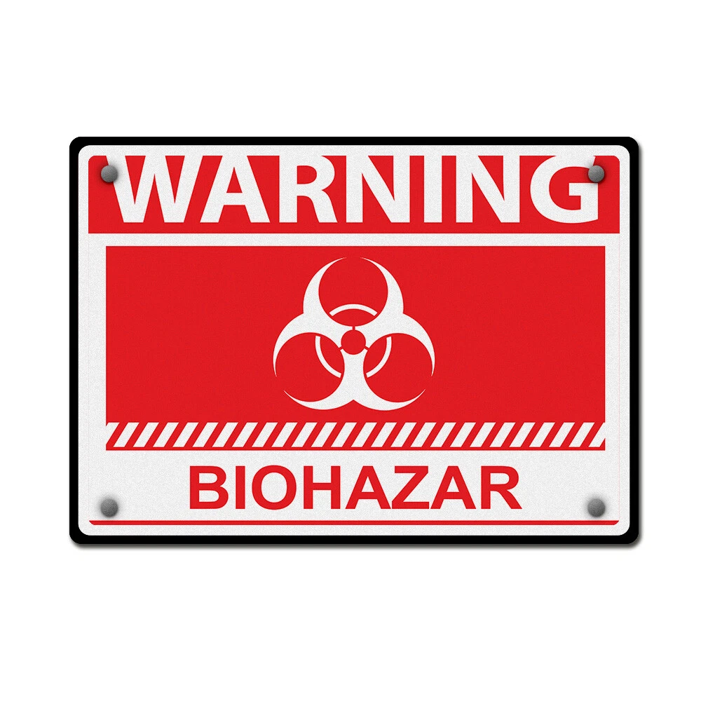 Biohazard Symbol Red