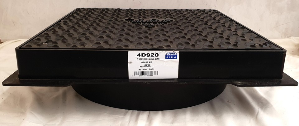 Wavin Osma Inspection Chamber Square Frame & Cover 450mm 4D920 | eBay UK