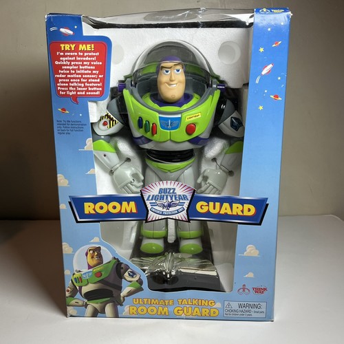 Vtg ThinkWay Disney Pixar Toy Story Talking Buzz Lightyear Room Guard-K ...