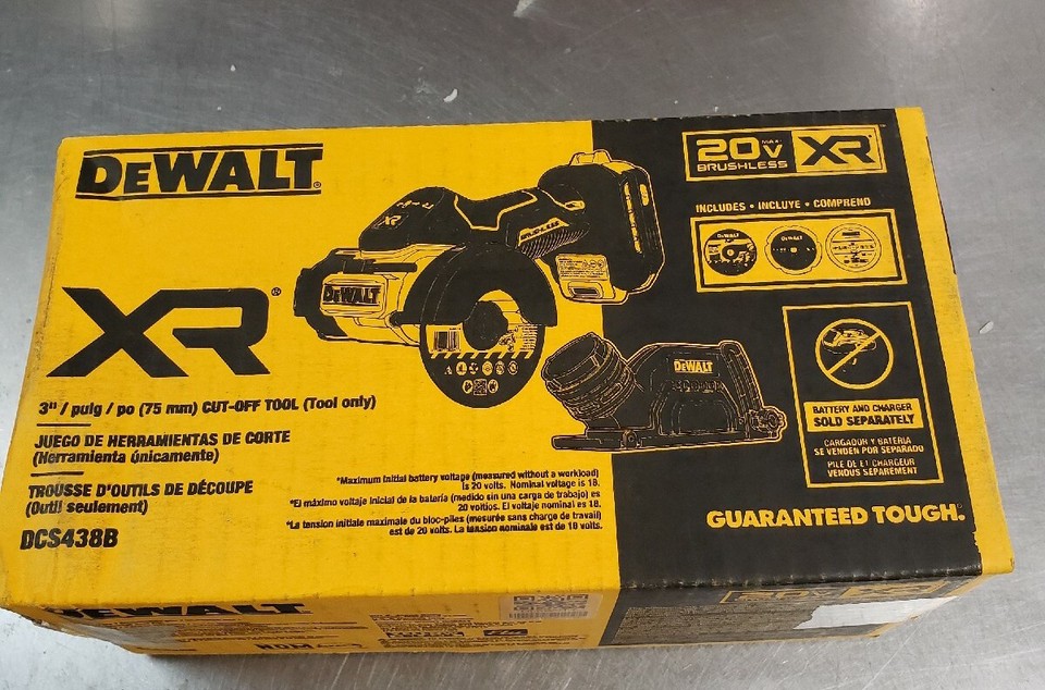 DEWALT DCS438B 20V 20 Volt MAX XR Brushless 3" Compact Cut-Off Tool ...