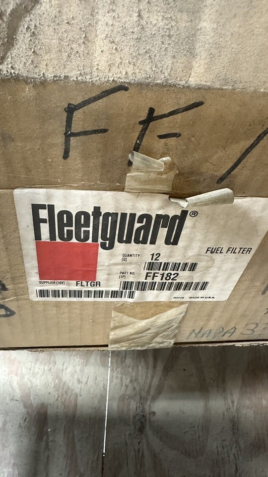 Fleetguard FF182 Filter Case Of 8 | eBay