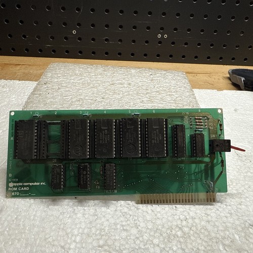1978 APPLE II ][ INTEGER BASIC FIRMWARE ROM CARD FOR II PLUS II+ ...