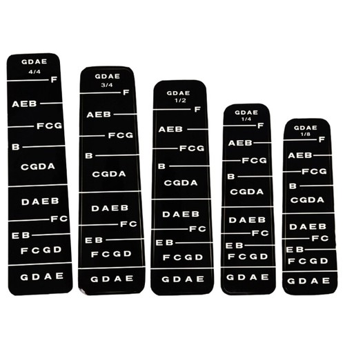 2 Pcs Removable Violin Finger Position Marker Fingerboard Sticker for ...