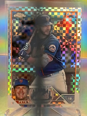 2023 Topps Chrome Xfractor Pete Alonso New York Mets #75 | eBay