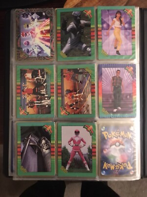 Mighty Morphin Power Rangers Trading Cards - The New Season Set 8x ...