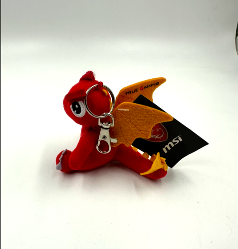 NEW MSI True Gaming Lucky Dragon Keychain, Plush, Mascot Red | eBay