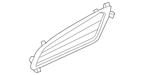 Genuine Nissan Vent Grille 63824-1LB0A | eBay