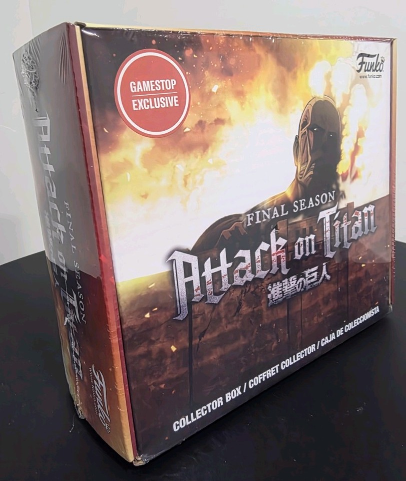 NEW Funko Pop! Attack On Titan Final Season Collector's Box GameStop ...
