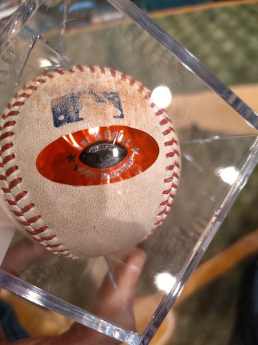 Pittsburgh Pirates Jared Jones Autographed Game Used Baseball 4/22/24 ...