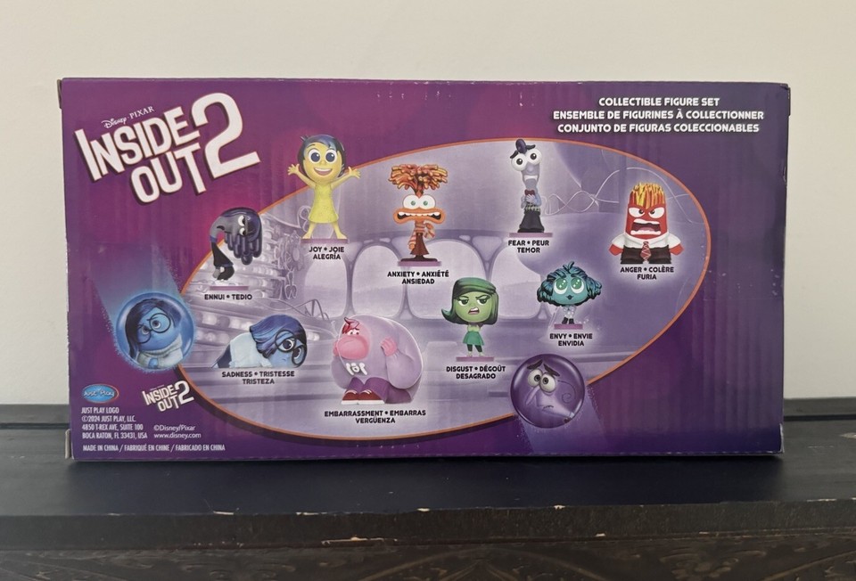 Disney and Pixar Inside Out 2 All the Feels 9 Piece Figure Set Joy ...