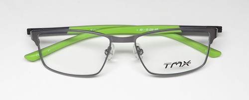NEW TIMEX TMX SLEEVE EYEWEAR 48-15-130 FULL-RIM GM GRAY METAL & PLASTIC ...