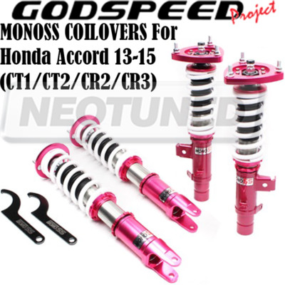 FOR HONDA ACCORD 13-16 (CT1/CT2/CR2/CR3) GODSPEED MONOSS COILOVER ...
