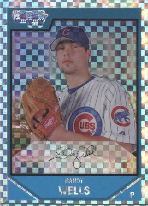 2007 Bowman Chrome - Prospects Randy Wells #BC74 X-Fractor /275 (RC ...