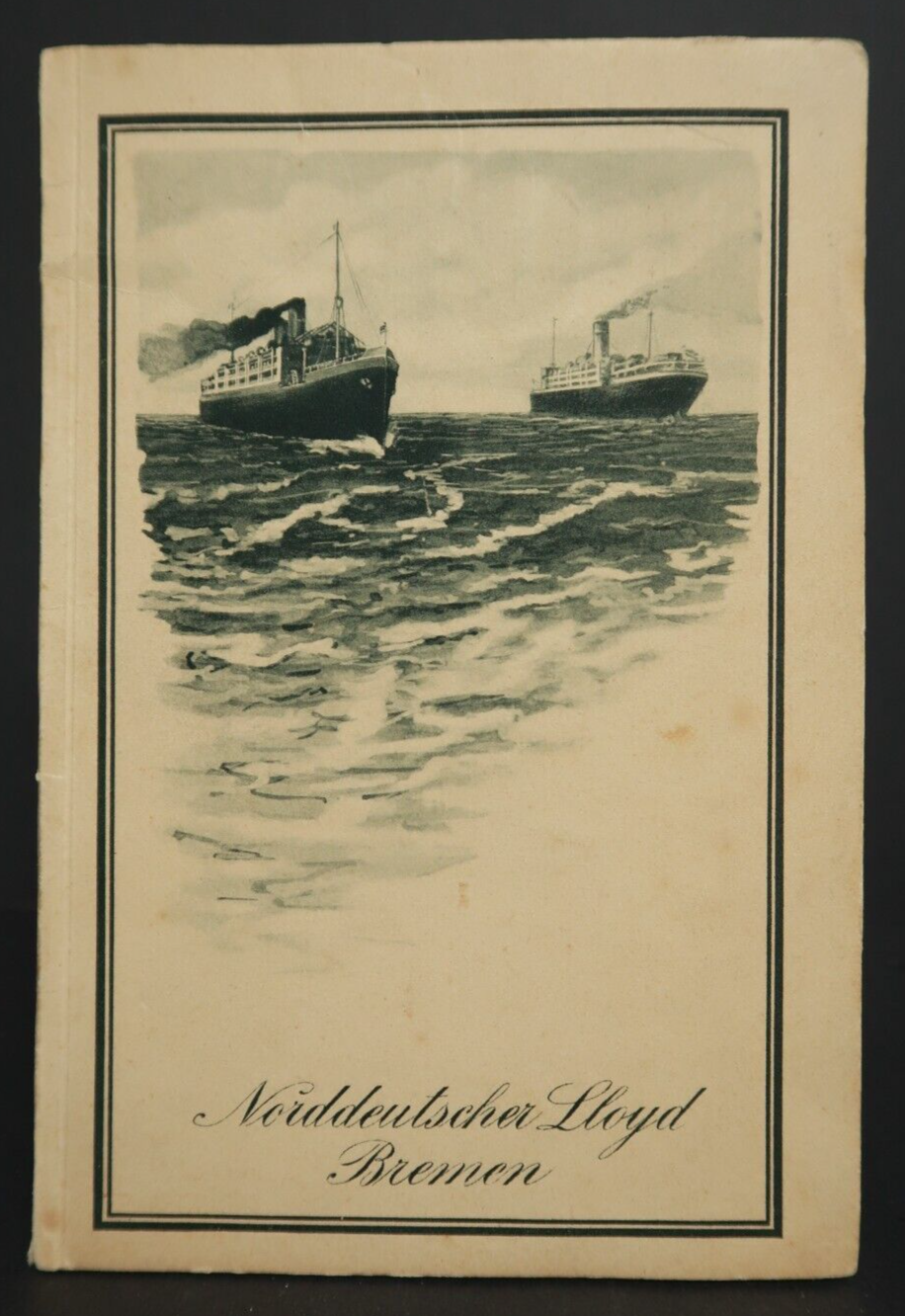North German Lloyd Bremen New York 1913 VTG Passenger List Ocean Liner Boat Rare | eBay