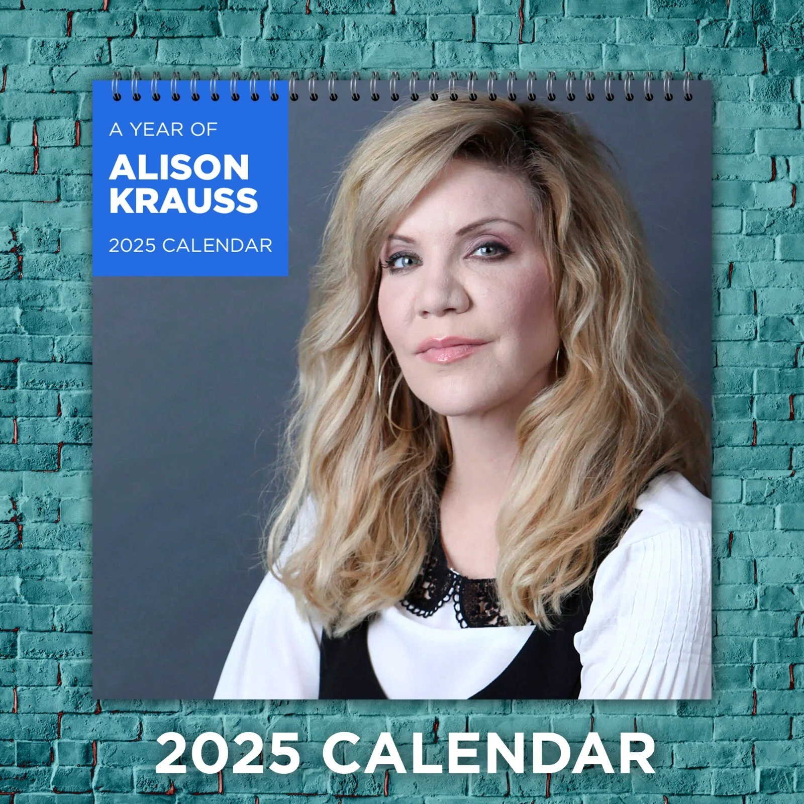 Alison Krauss 2025 Country Music Legends Calendar, 12-Month Singer Wall ...