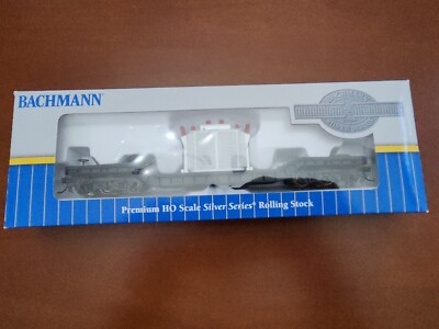 Bachmann 52' Flatcar w/Transformer - HO Scale Model Train Freight Car ...