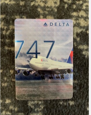 2016 Delta Air Lines BOEING 747 - 400 Aircraft Pilot Trading Collector ...