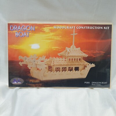 Dragon Boat Woodcraft Construction Kit Unopened Free Post Aust | eBay ...