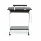 Espresso Mobile Desk Computer Cart Rolling Office Storage CPU Printer ...