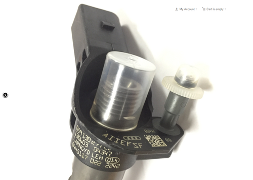BRAND NEW GENUINE BOSCH COMMON RAIL INJECTOR AUDI VOLKSWAGEN PORSCHE 3 ...