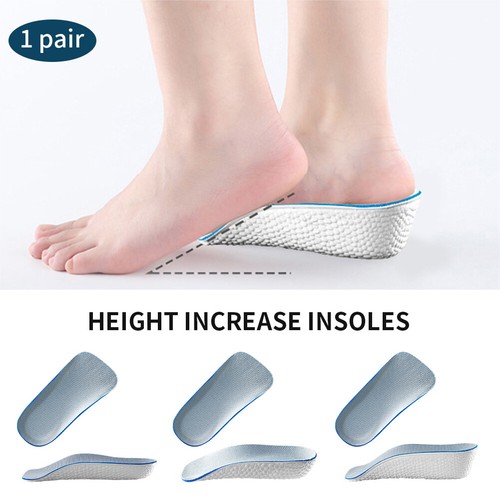 Women Men Arch Support Invisible Height Increase Insoles Heel Lifts ...