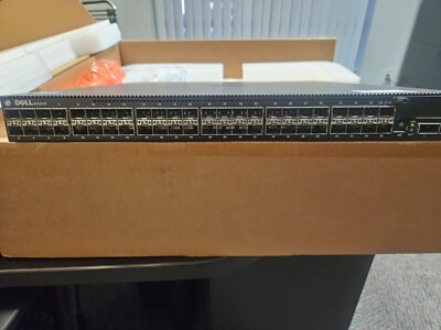 Dell N4064F 48x 10GbE SFP+ & 2x 40G QSFP+ Ports Ethernet Switch W/ Dual ...