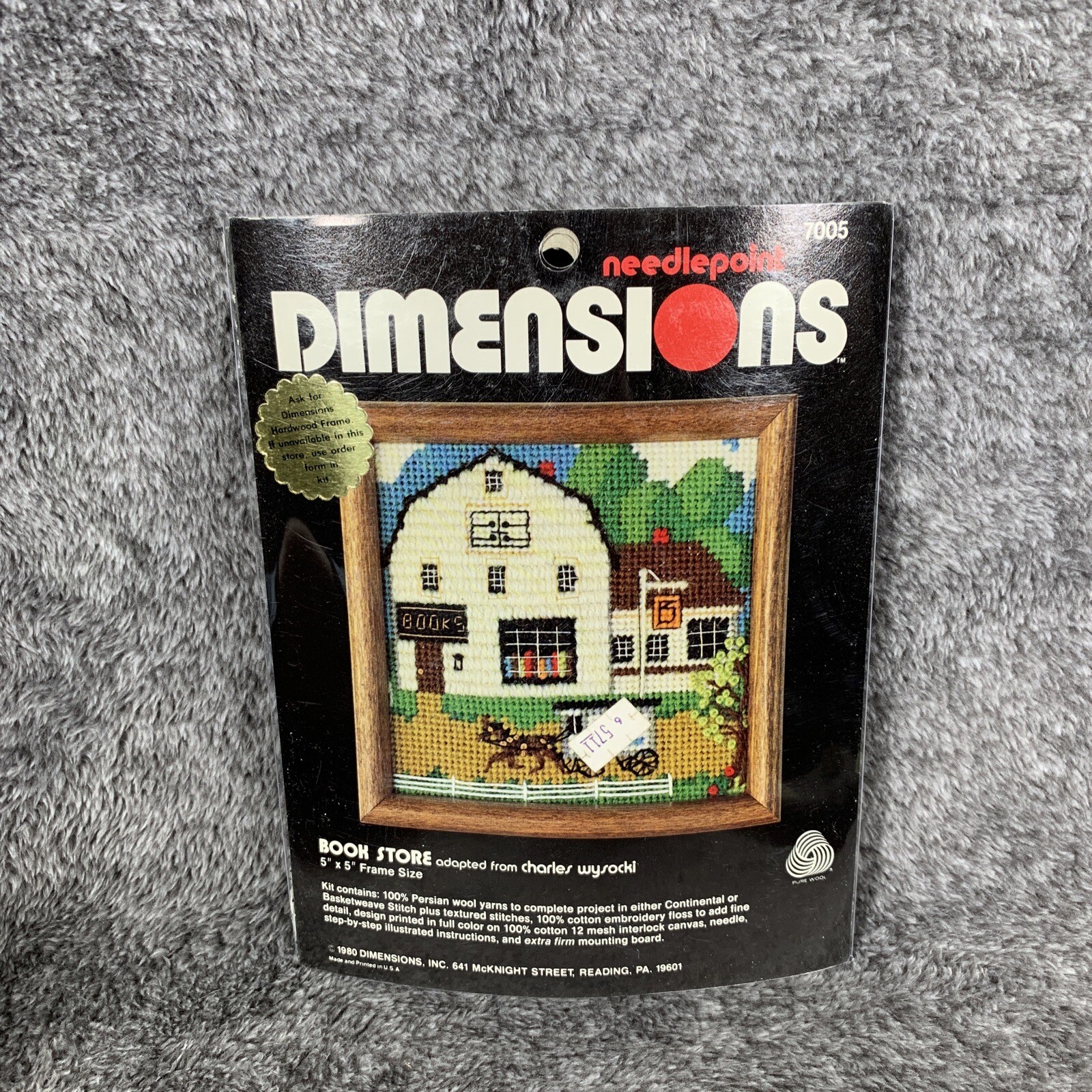 Dimensions Needlepoint Kit Book Store Charles Wysocki 7005 | eBay