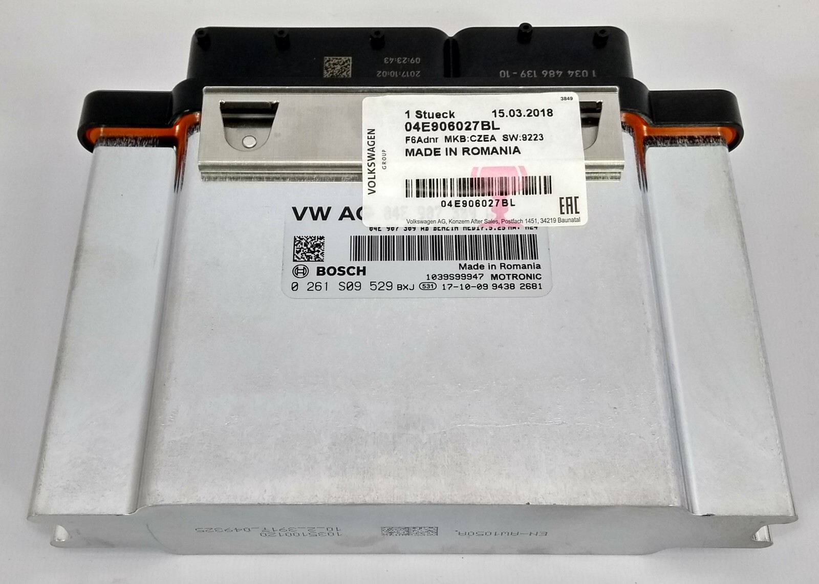 Genuine Audi A3 VW Golf Mk7 CZEA Engine ECU Control Unit 04E906027BL ...