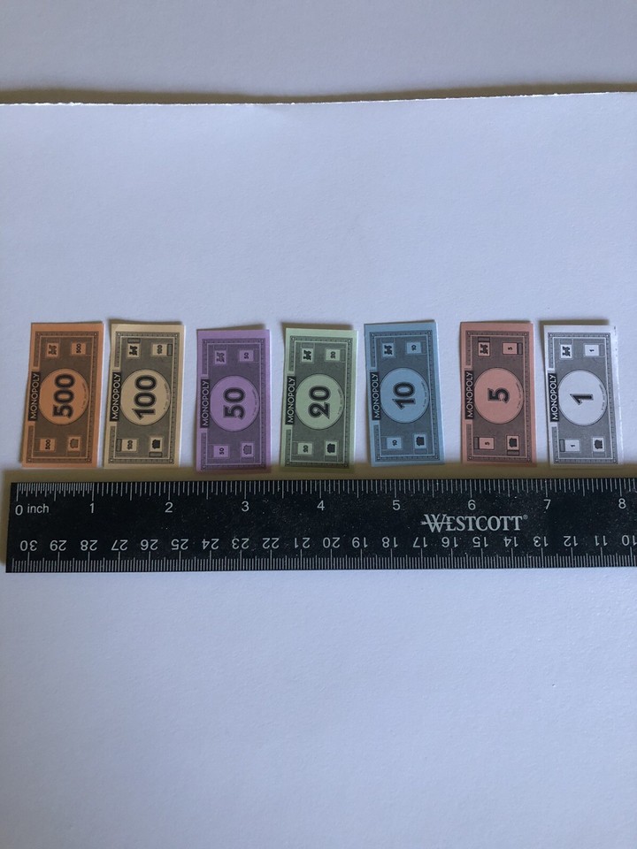 Mini Monopoly Money Crafts Scrapbooking Ephemera | eBay UK
