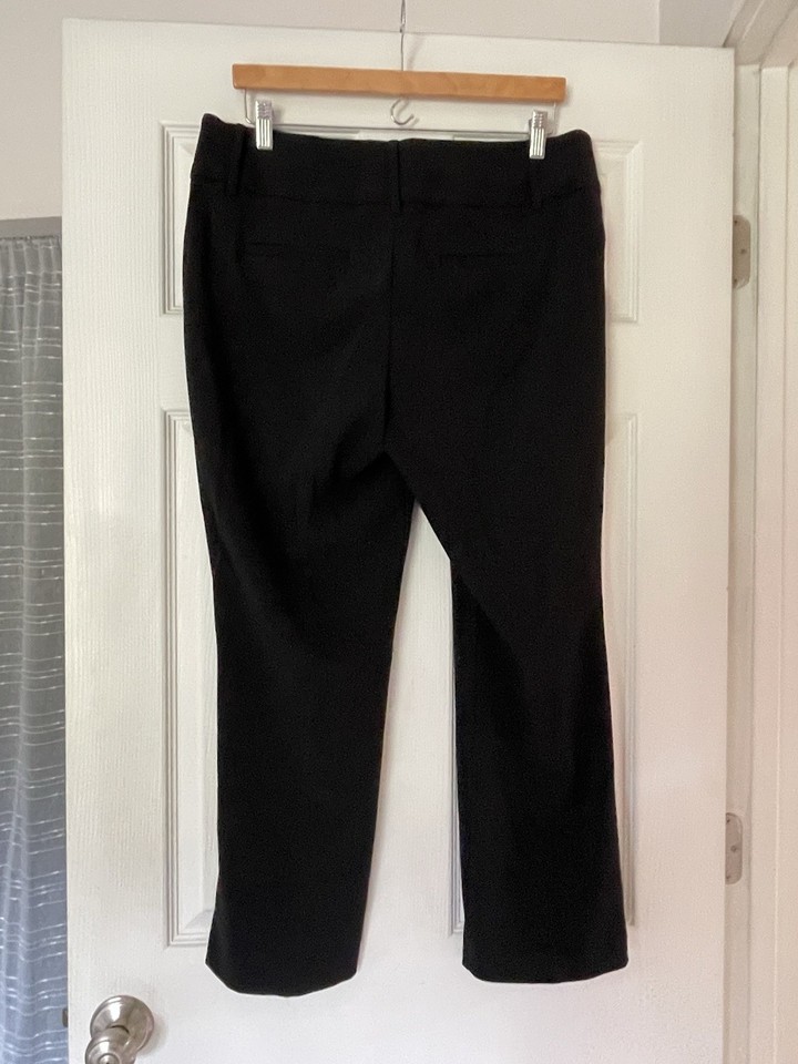 Apt. 9 Women’s Size 12P Short Dress Pants Slacks Stretch Black Petite ...